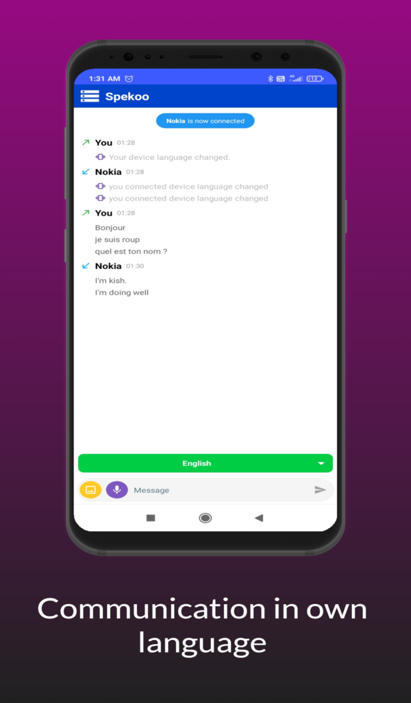 Spekoo - Multilanguage Bluetooth Chat - App on Amazon Appstore