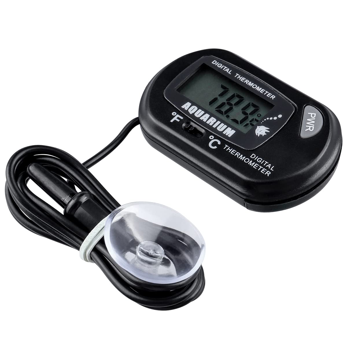 Bestgle Digital Aquarium Thermometer Fish Tank Water Temperature ...