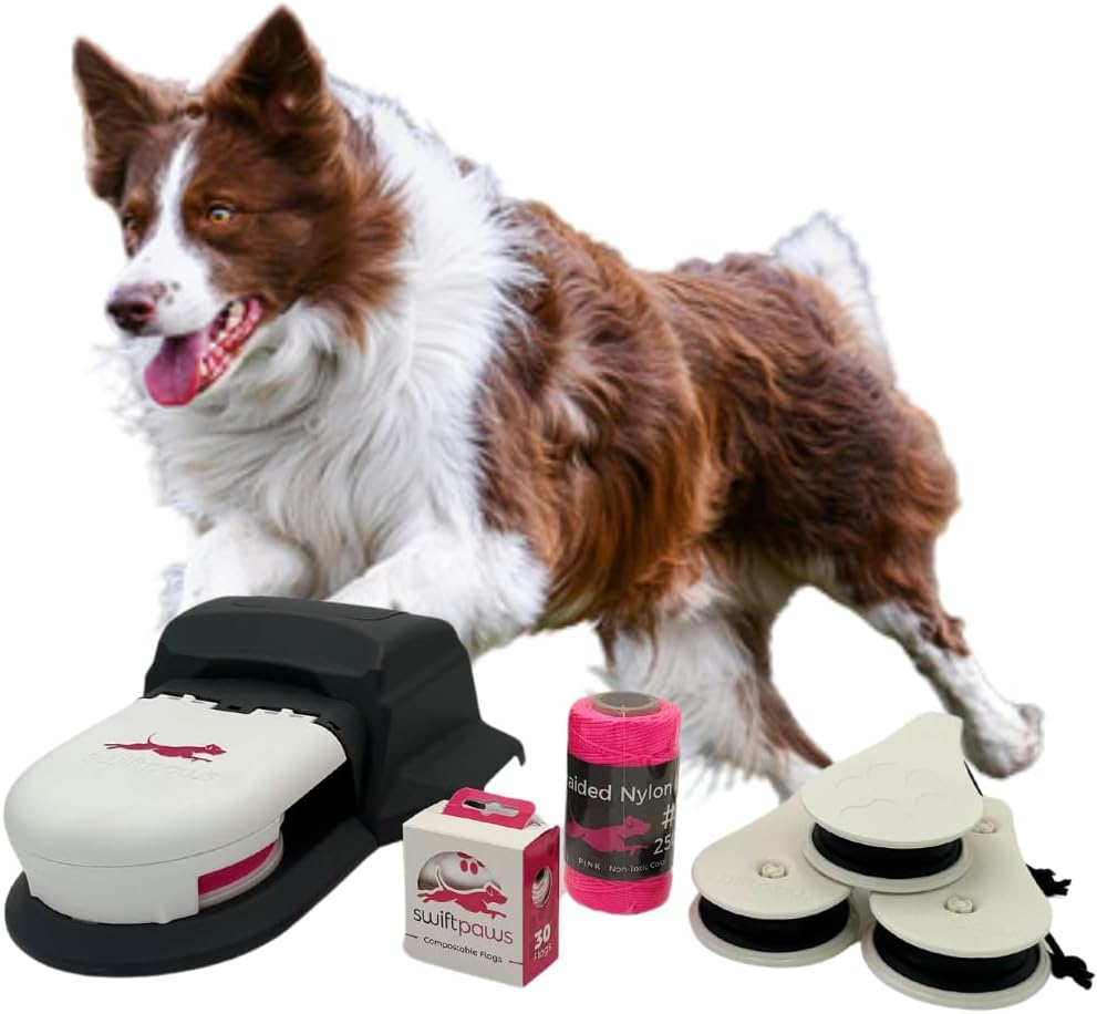 SwiftPaws - Home Original - App Controlled Chase Toy - for Dogs - Flag ...