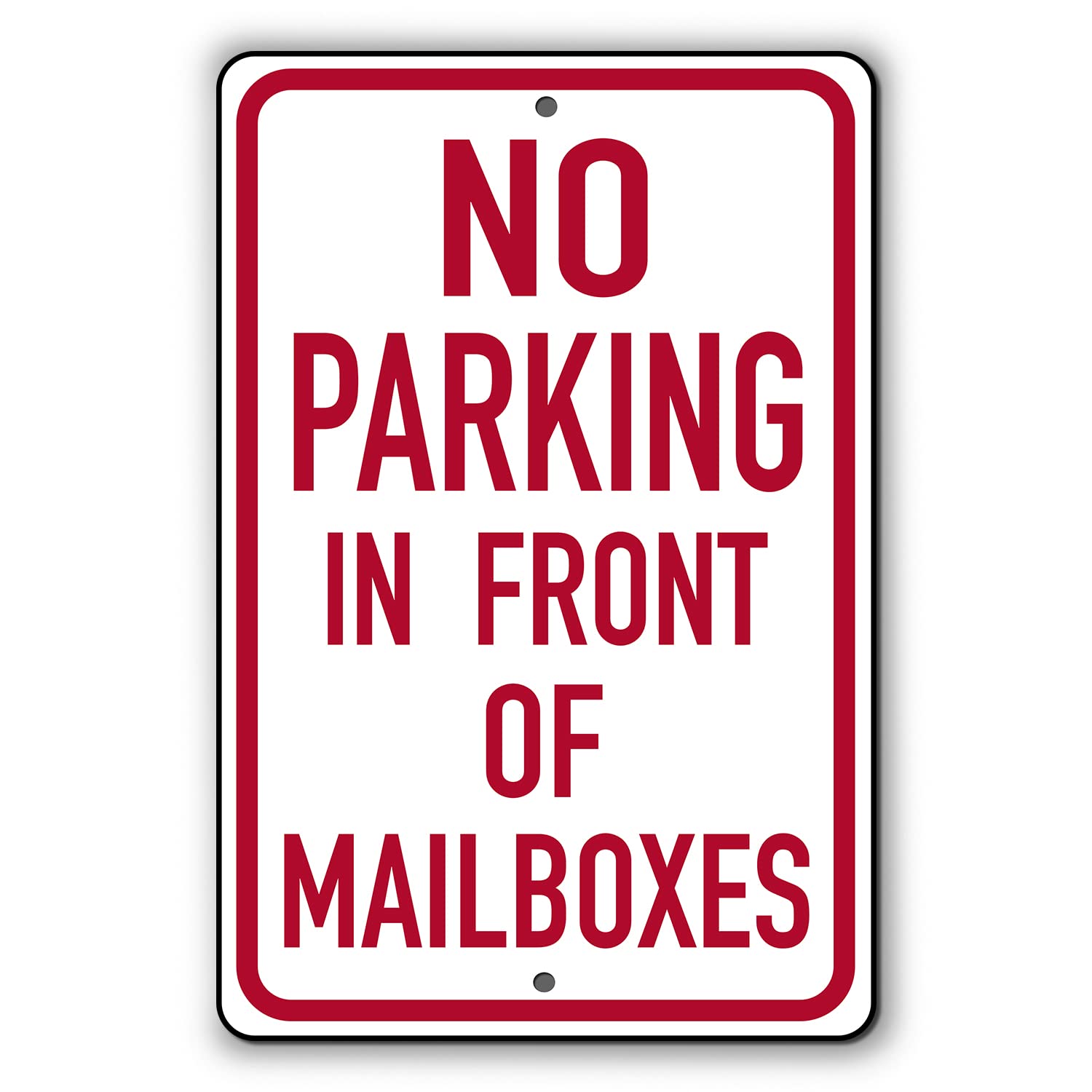 Buy Do Not Park in Front of Mailbox 12"х 8" Aluminum Sign - No Parking ...