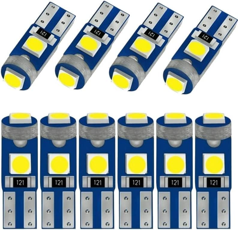 Amazon | T5 74 73 2723 2721 W3W LED バルメーターパネル球 エアコンウェッジ球，ダッシュボード，メータ ...