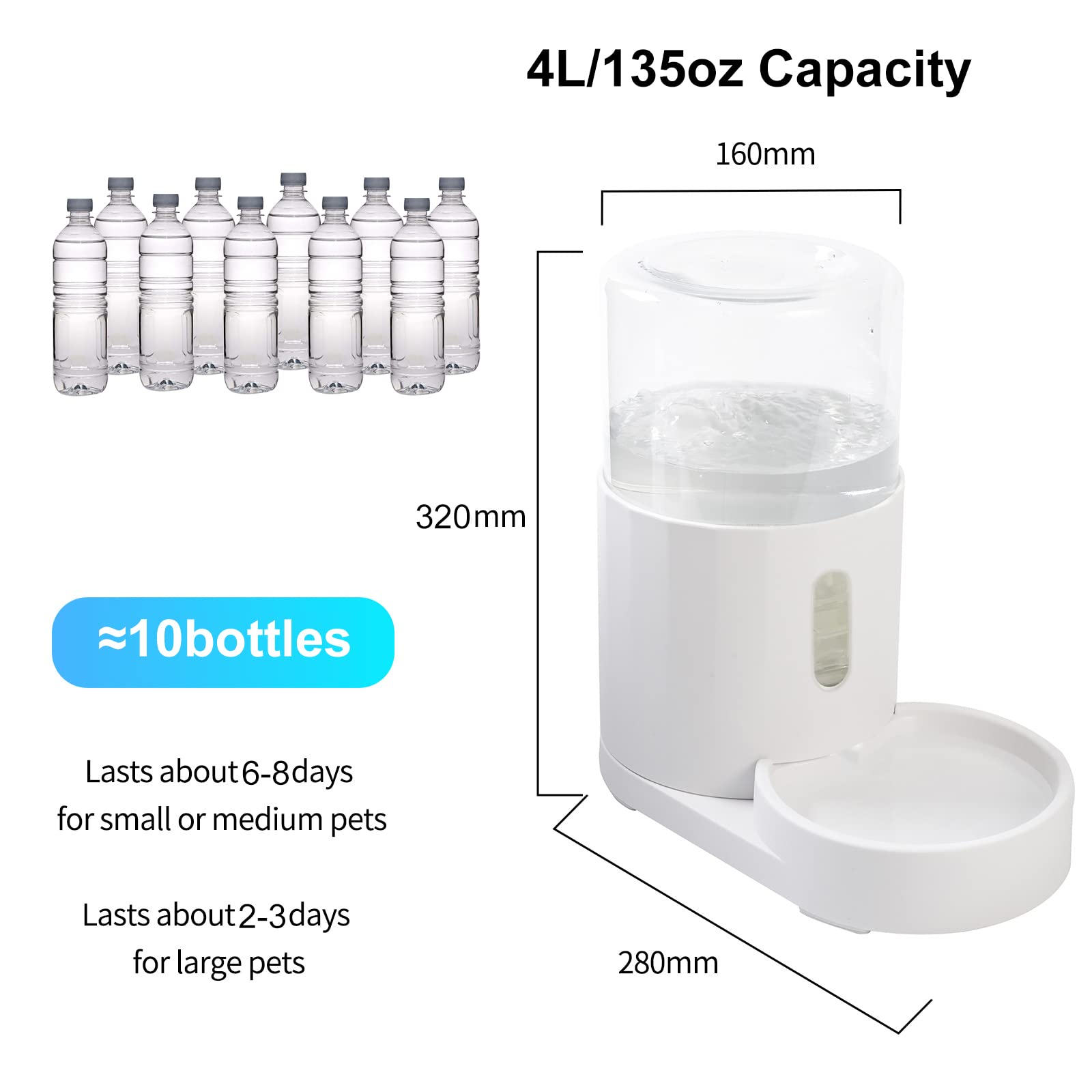 Snapklik.com : 4L Pet Water Dispenser Without Electricity Unplugged ...