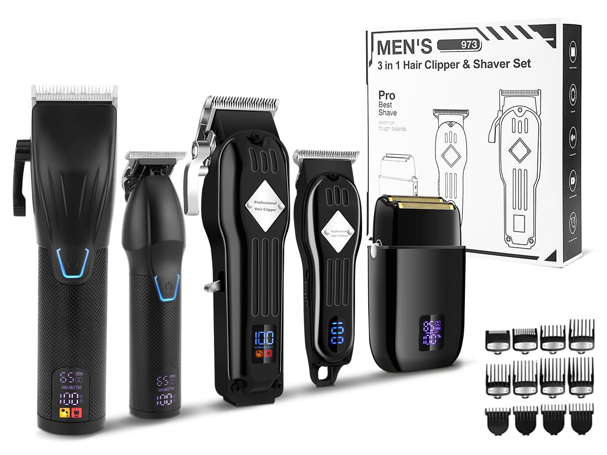 Amazon.com: Karrte Professional Hair Clippers/Hair Trimmer/Beard Face ...
