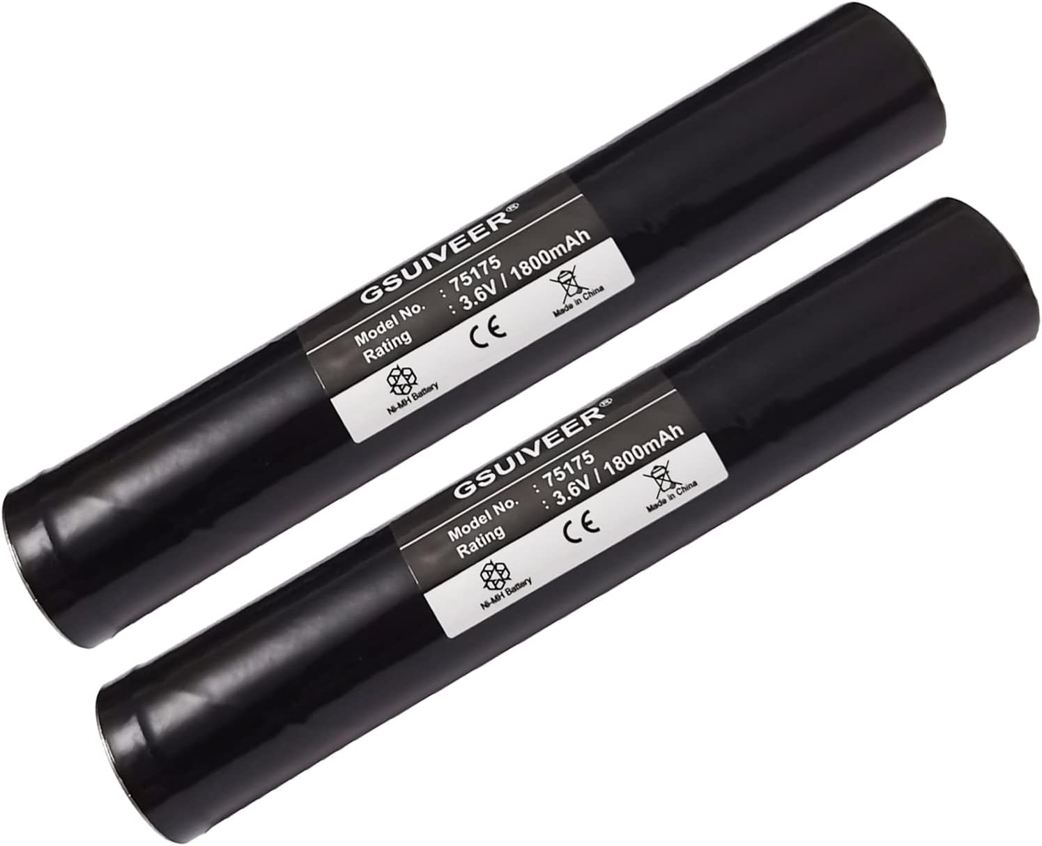 Amazon.com: GSUIVEER Flashlight Battery 75175 3.6V 1800mAh Ni-CD ...