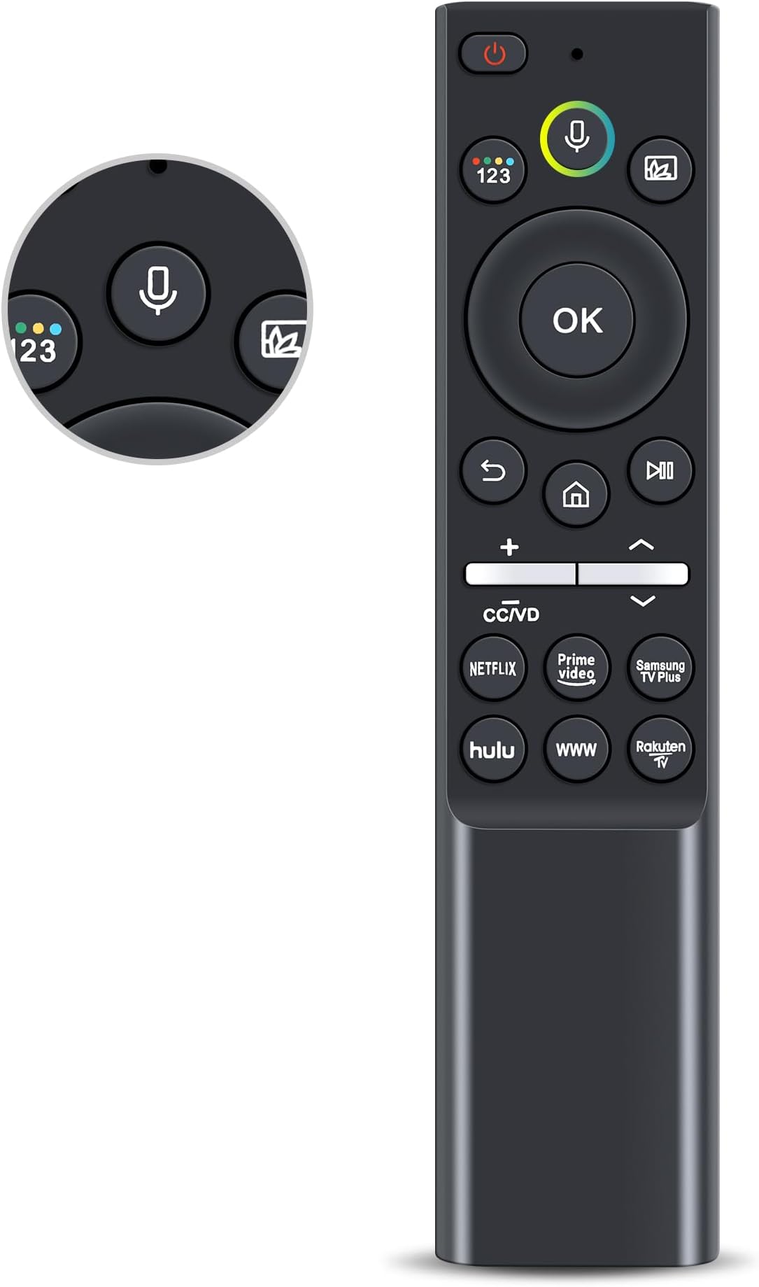 Amazon.com: Replacement Solar TV Remote Control for Samsung Smart TV ...