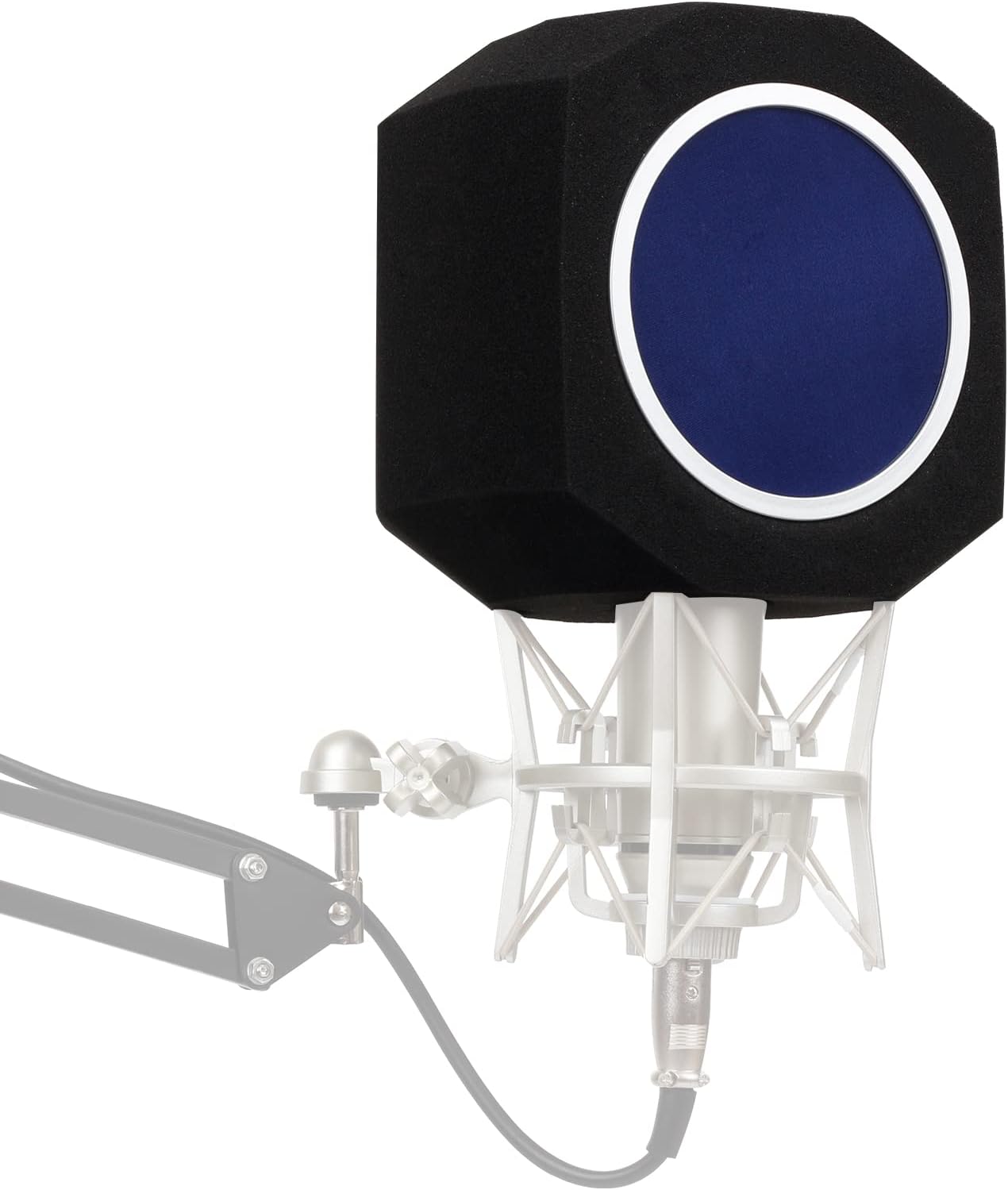 Michear Microphone Pop Filter Sound-Absorbing Reflection Filter Foam ...