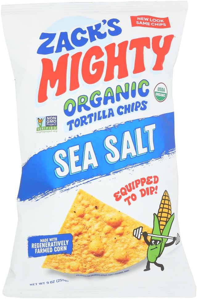 Amazon.com: Zack’s Mighty Organic Tortilla Chips, Non-GMO, Gluten-Free ...