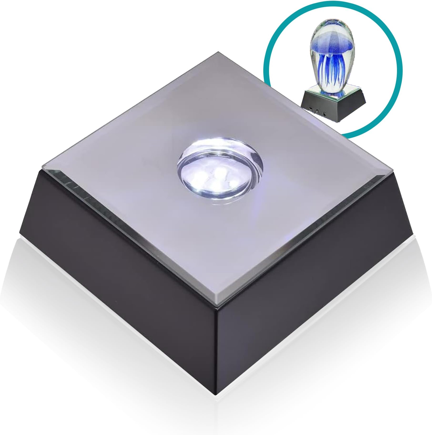 Amazon.com: ASENTE 4 LED white light Display Base - Light Base for ...