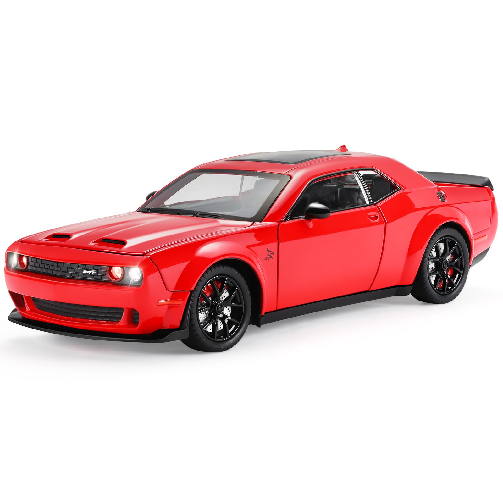 Amazon.com: SASBSC Hellcat Toy Cars for Boys Age 3-12 1:24 Dodge ...