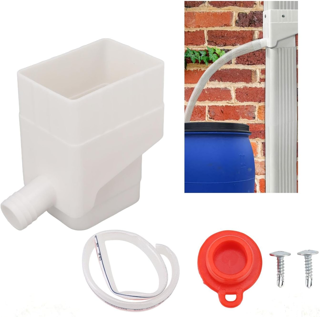 Amazon.com : Rain Barrel Diverter Kit, Rainwater Collection System ...