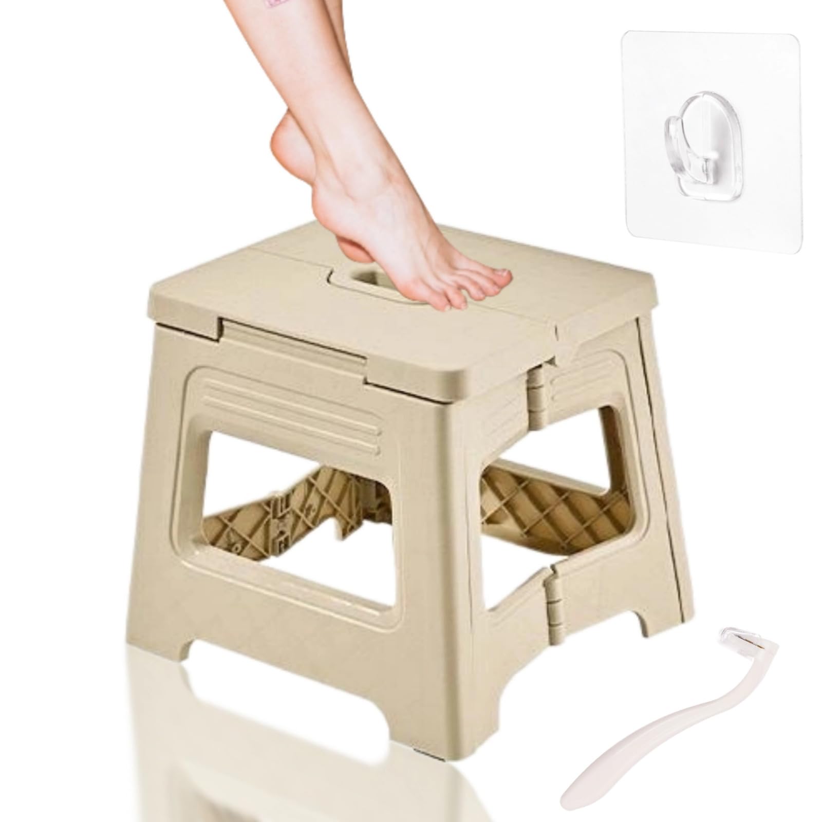 Amazon.com: Shower Stool for Inside Shower, 3 in 1 Folding Shower Foot ...