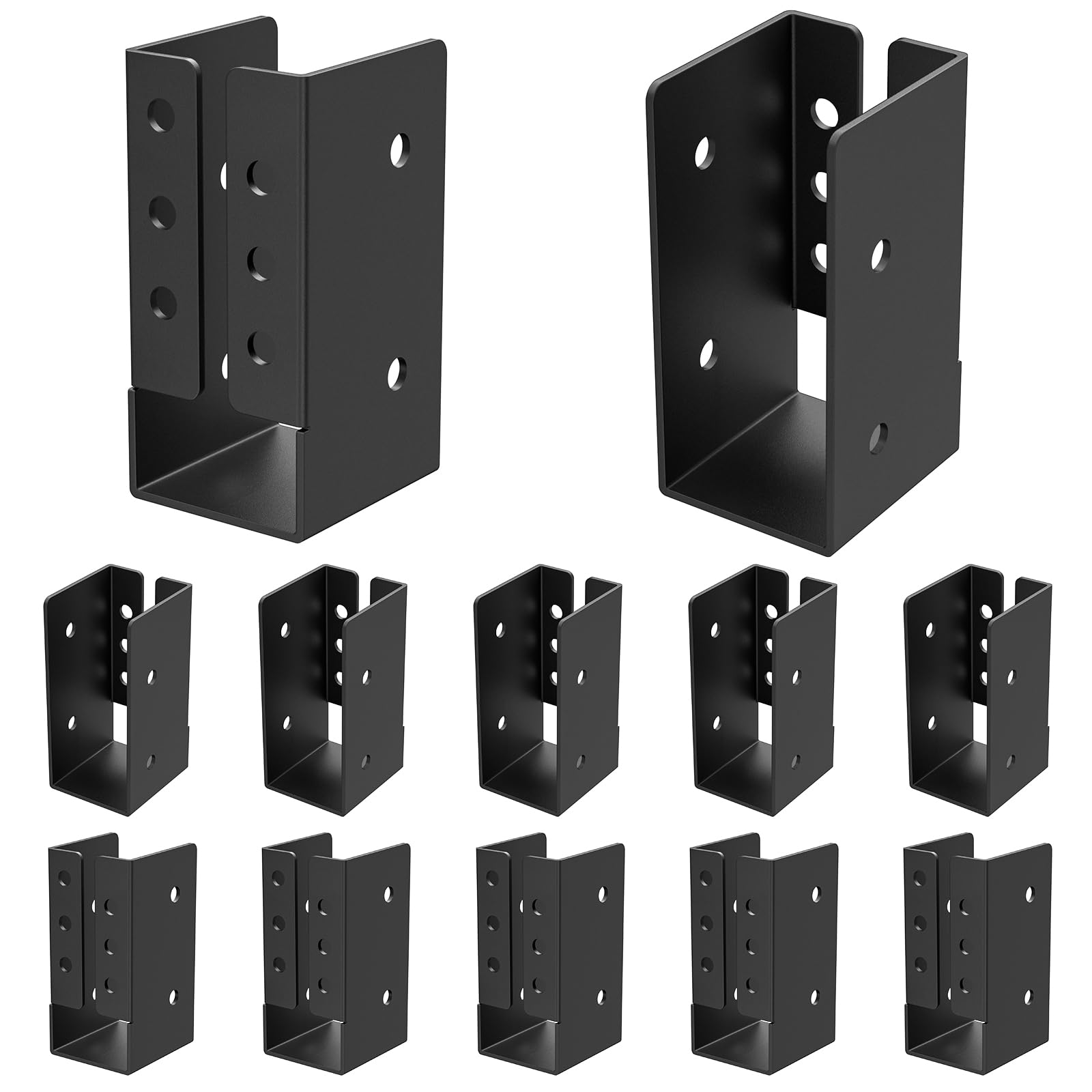Snapklik.com : FMhotu Concealed-Flange Joist Bracket (12 Pack), 2"x4 ...