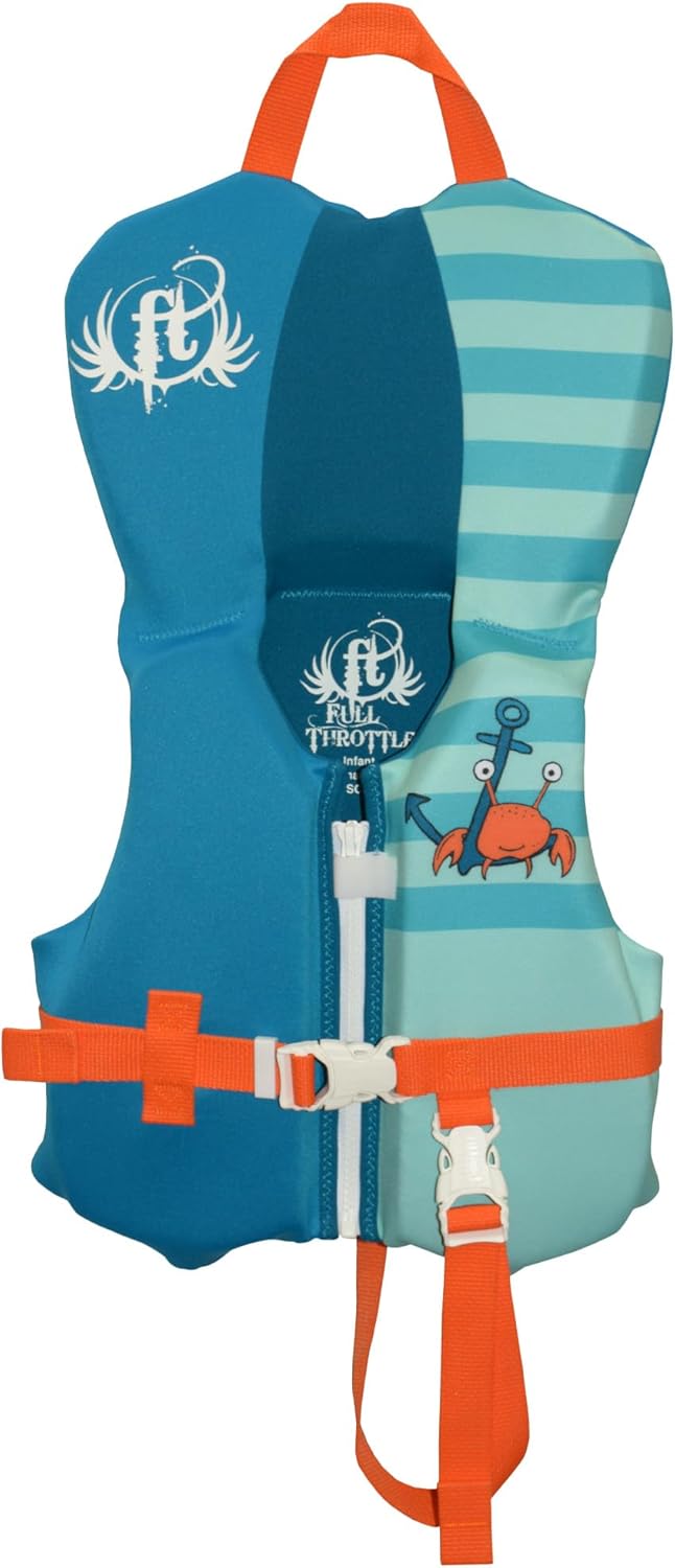 Amazon.com : Full Throttle Rapid Dry Flex-Back Infant Life Jacket – U.S ...