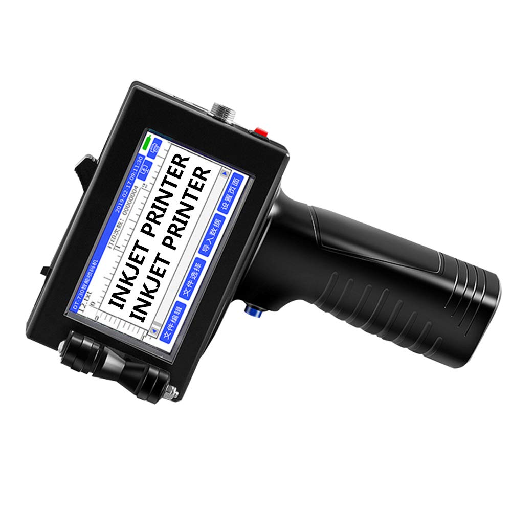 Buy EDW Portable Inkjet Printer, 4.3 Inch Handheld Label Maker Device ...