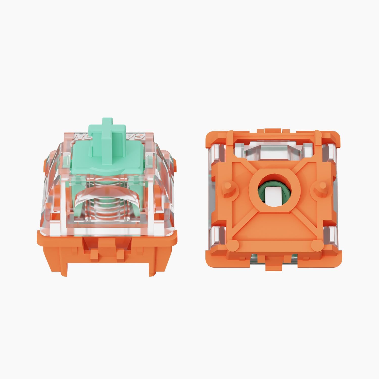 Amazon.com: GATERON KS-20 Dual-Rail Magnetic Orange Keyboard Switches ...