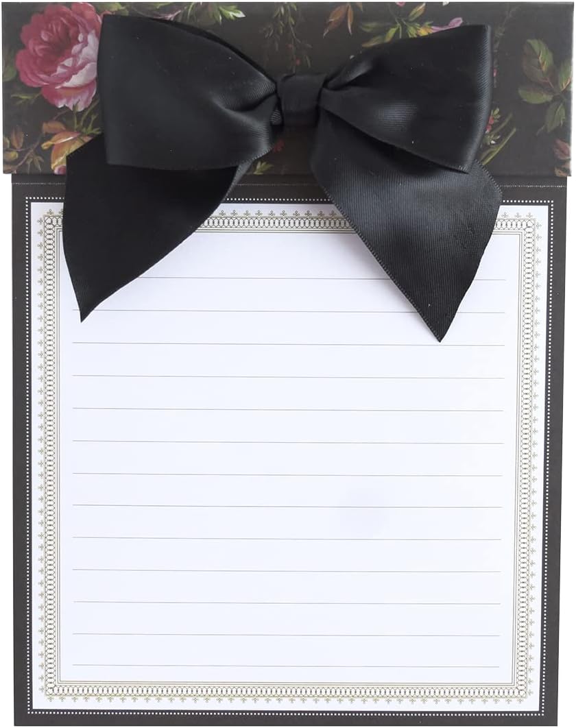 Anna Griffin Decorative Note Pads with Bow (Noire) : Amazon.co.uk ...