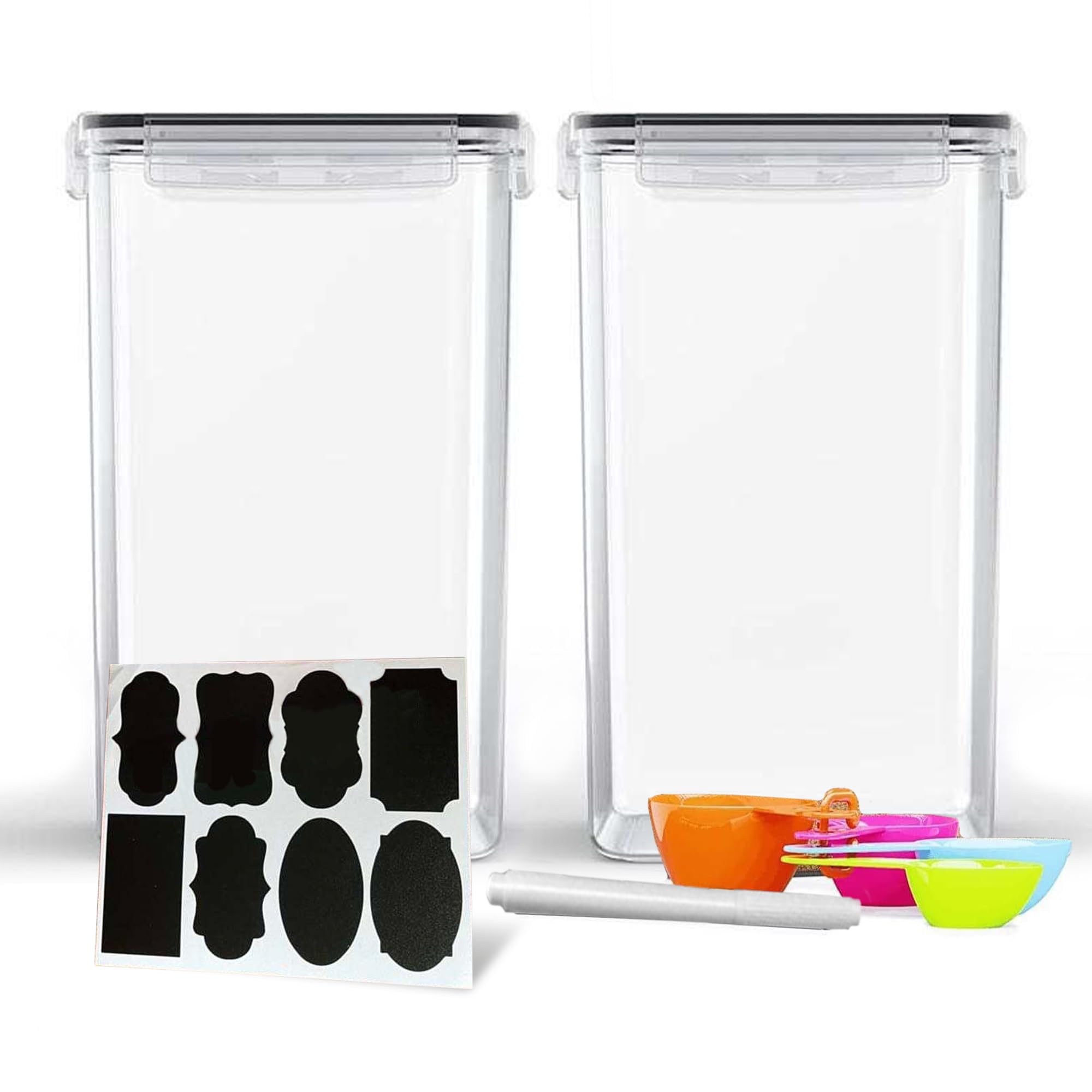 Amazon.com: Food Storage Container Set (Pack of 2/6.5L) - Kitchen ...