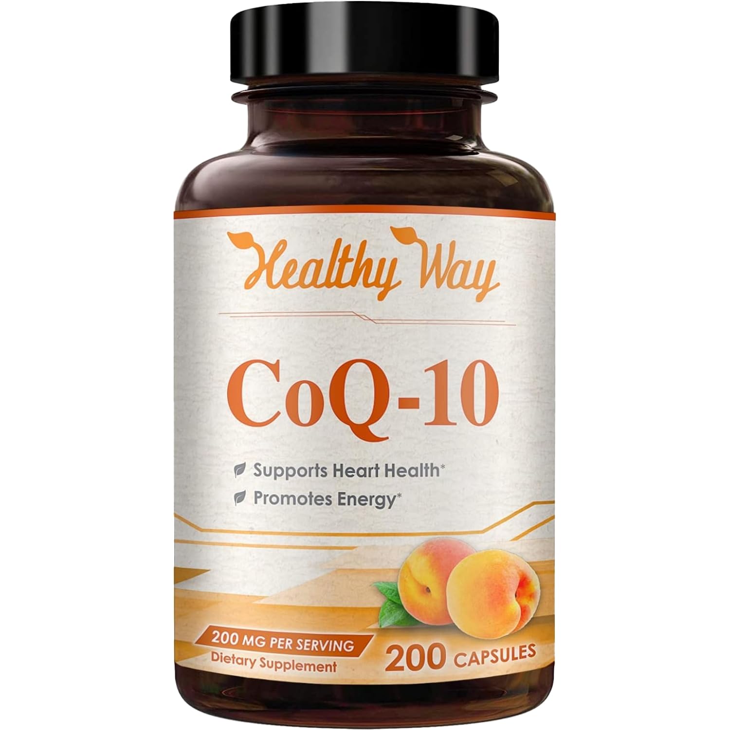 Amazon.com: Coenzyme Q10 200mg CoQ10 Supplement - Once Daily Coq 10 ...