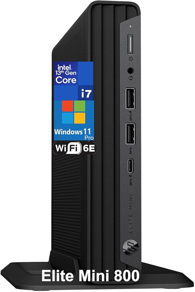 Amazon.com: HP Elite Mini 800 G9 Mini PC Business Desktop Computer ...