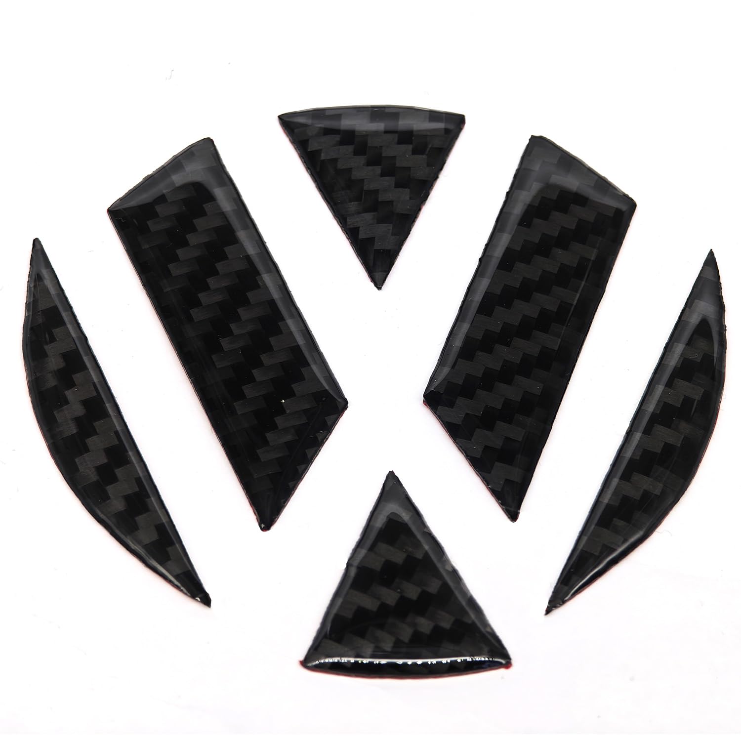 Amazon.com: AutoE Car Grooves Stickers Carbon Fiber Hollow Emblems for ...