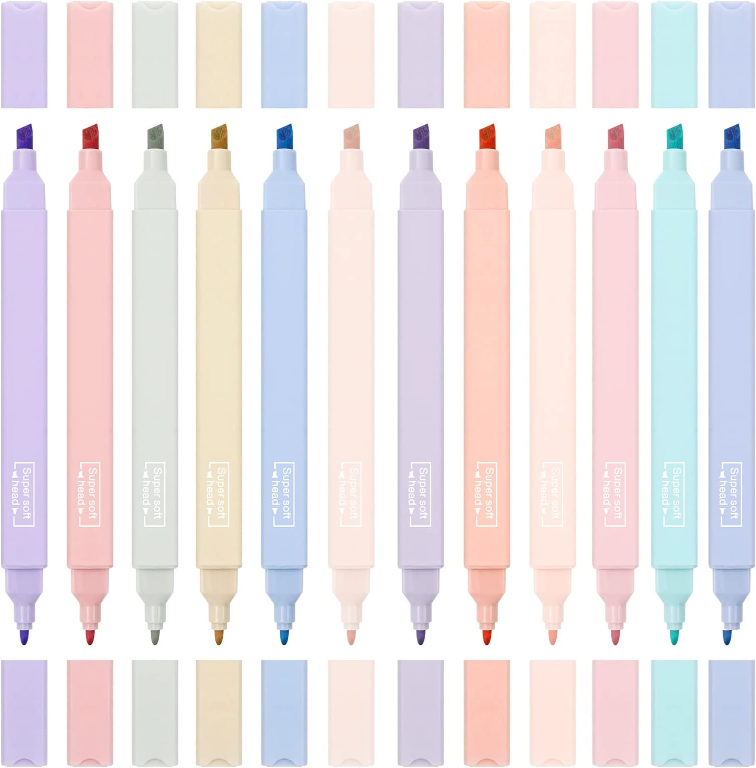 JOYSKY 12 Pcs pastel highlighter aesthetic highlighters bible ...