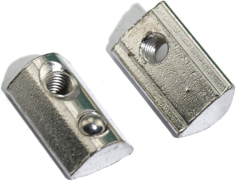 Amazon.com: uxcell Roll in Spring M8 T Nuts,3030/4040 Series Universal ...