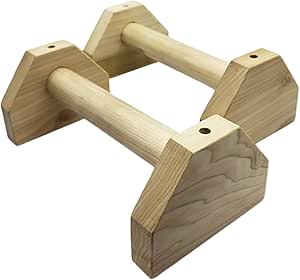 Amazon.co.jp: a aternee 2x Wooden Parallettes Portable Handstand ...