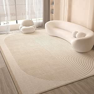 Amazon.com: Modern Style Patterned Luxury Rug Plain Solid Color Carpet ...