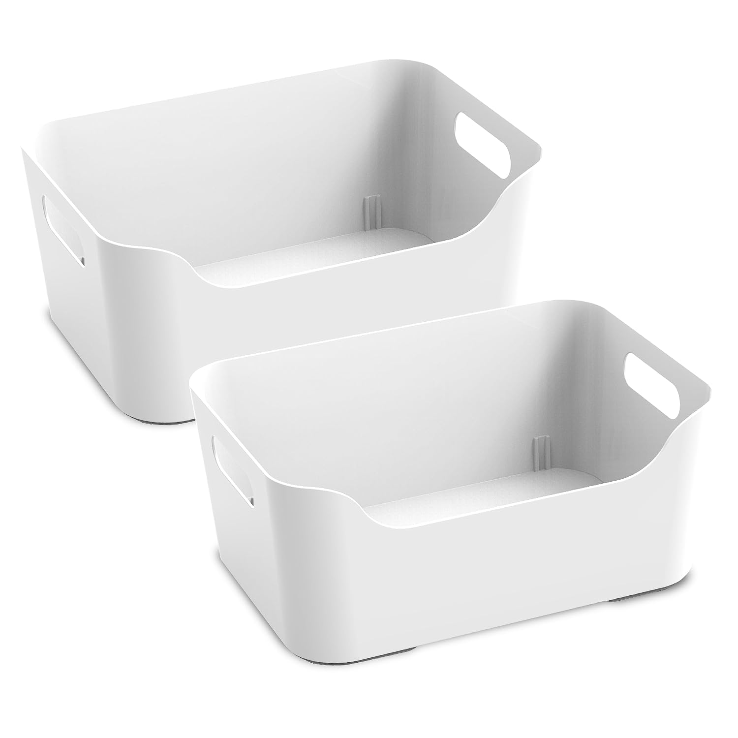 KOLORR Jolly Plastic Medium Basket with Handle for Storage Box ...