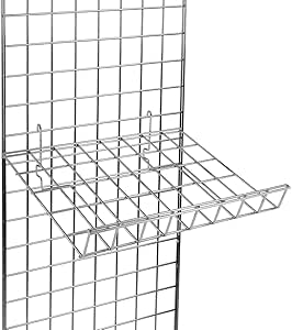 Grid Mesh Heavy Duty inclined shelf Fullchrome 60cm(L) x 37cm(W)-7cm ...