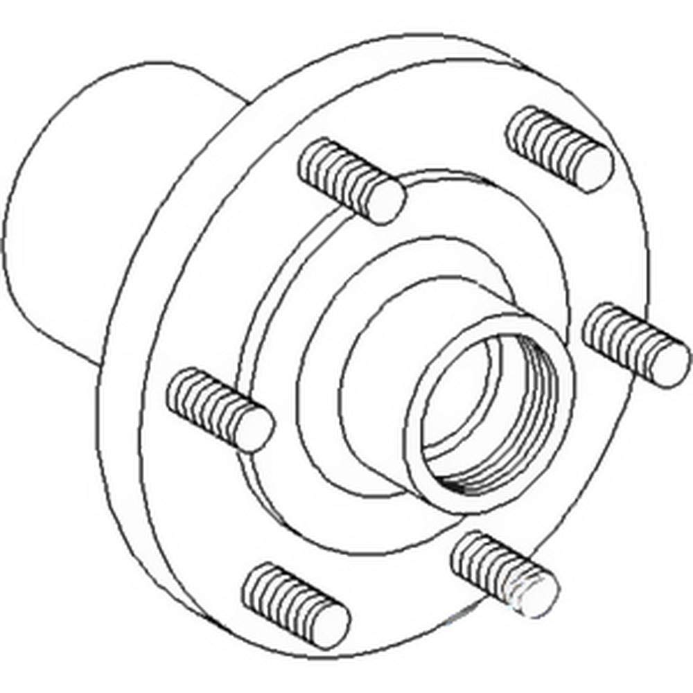 Wheel Hub Drawing