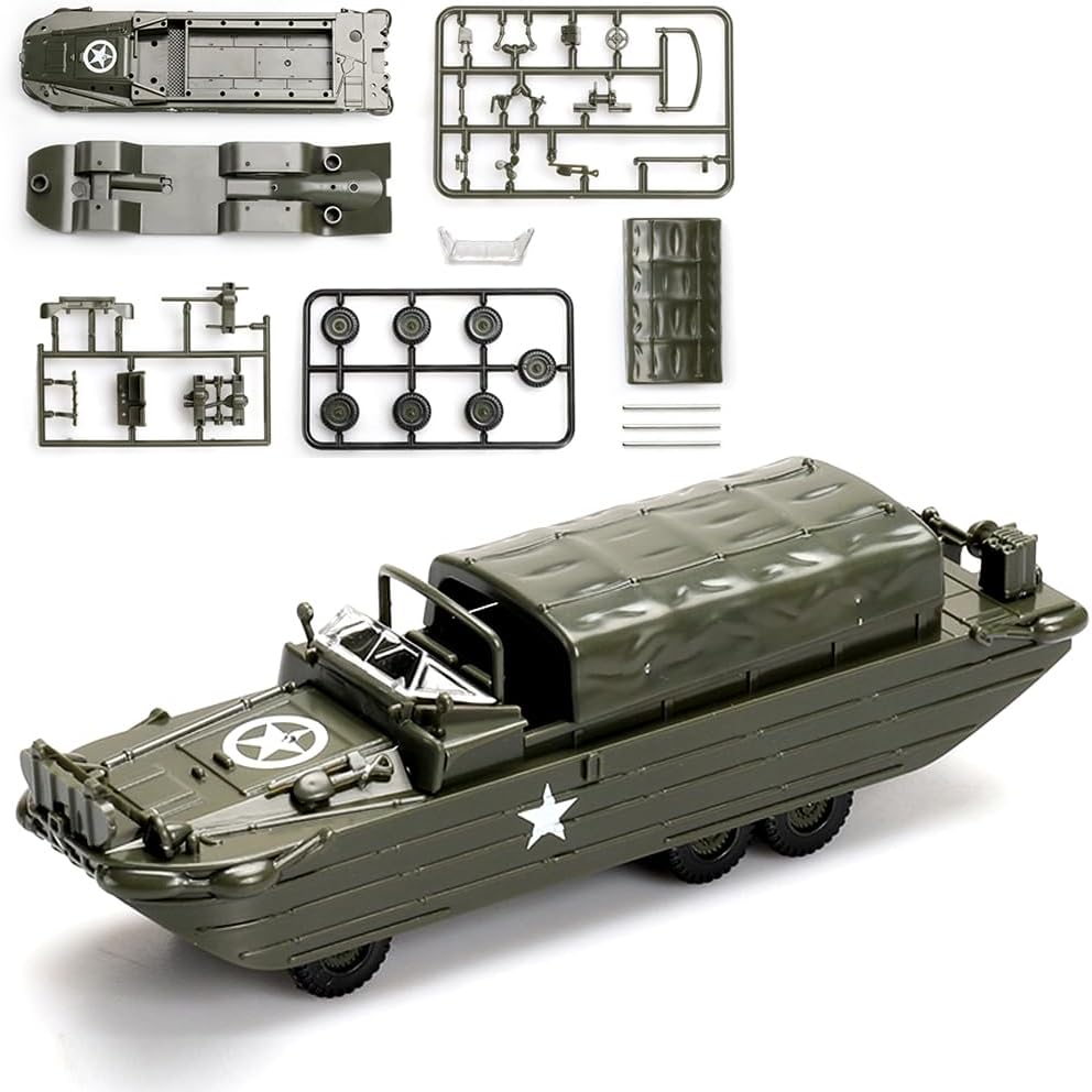 Amazon.com: ViiKONDO 1/72 Scale Model Kit Military Vehicle Toy WWII US ...