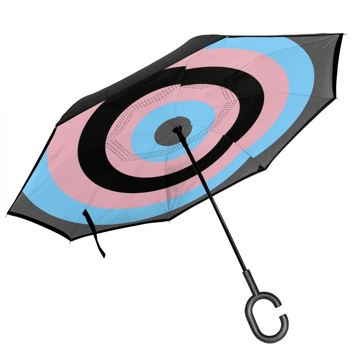 Transgender Trans Goth Pride Flag Reverse Reversible Backwards Inverted ...