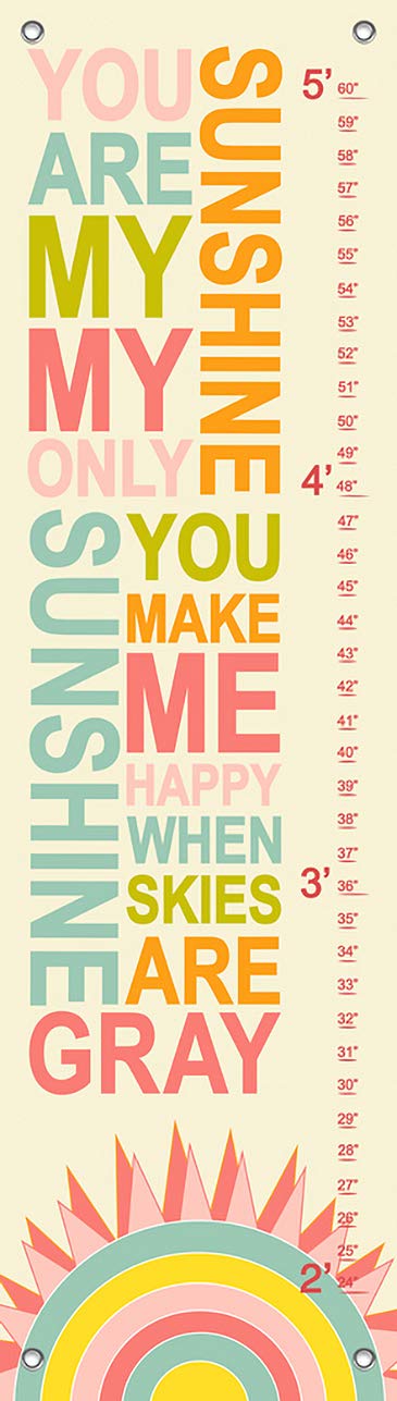Amazon.com: Oopsy Daisy Growth Charts My Only Sunshine Candy by Finny ...