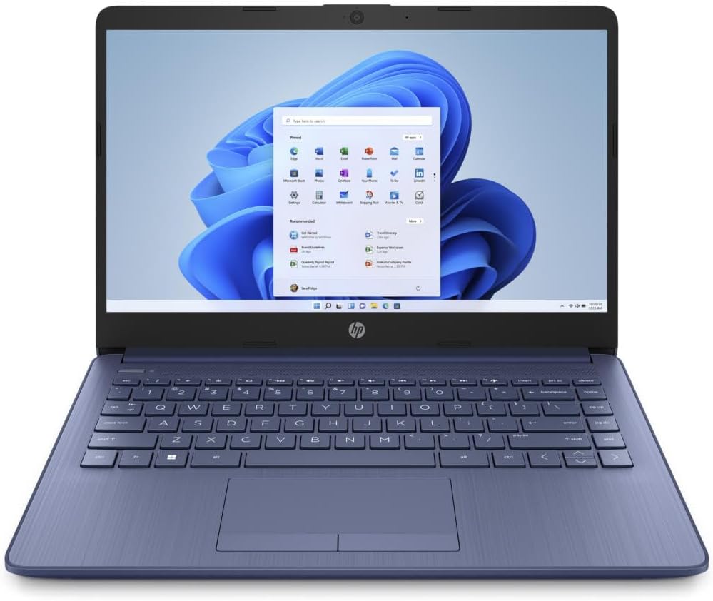 Amazon.com: HP Stream 14" HD Laptop, Intel Celeron N4120, 4GB RAM, 64GB ...