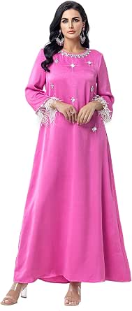 Women's 1PC Muslim Dresses, Long Sleeve Elegant Maxi Gown | Modest ...