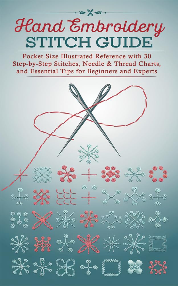 Amazon.com: Hand Embroidery Stitch Guide: Pocket-Size Illustrated ...
