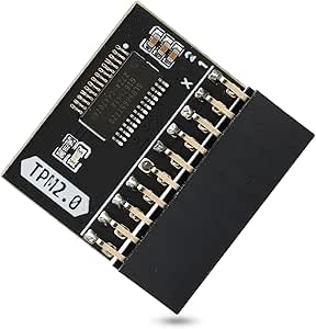 Replacement TPM2.0 Encryption Security Module, 20Pin 2 10P Standalone Crypto Processor TPM 2.0 ...