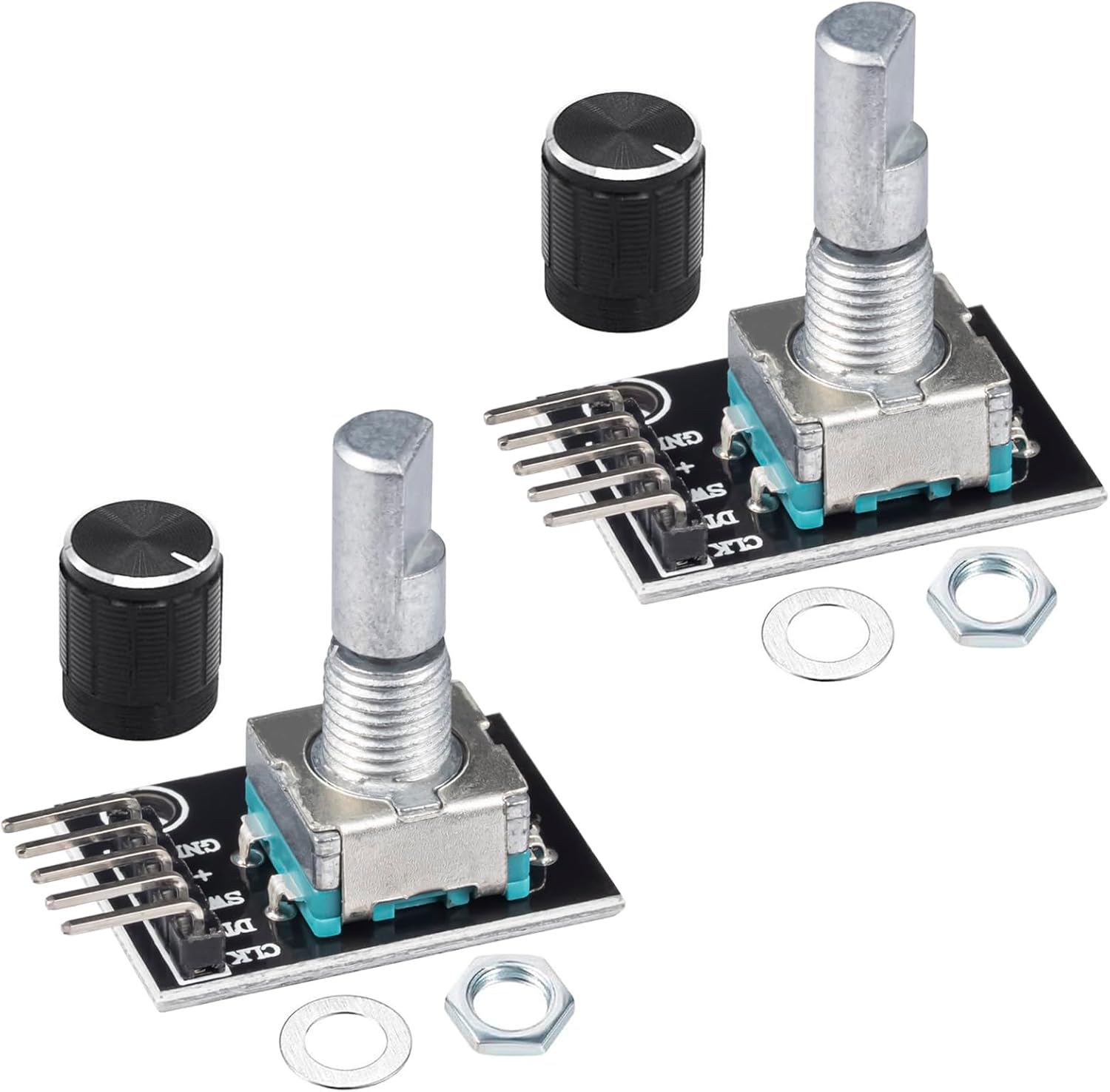 Amazon.com: JTAREA KY-040 Rotary Encoder Module 360 Degree Switch ...