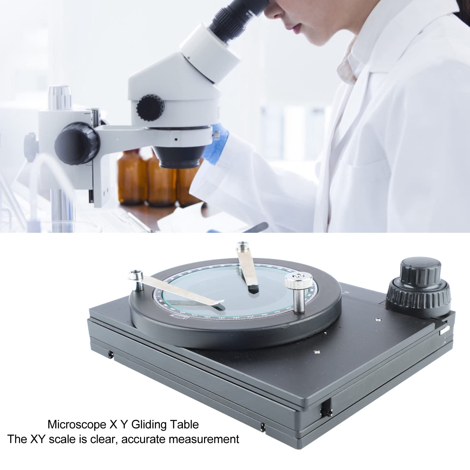Snapklik.com : Microscope Mechanical Stage, Microscope X Y Gliding ...