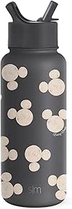 Amazon.com: Simple Modern Disney Mickey Mouse Water Bottle with Straw ...