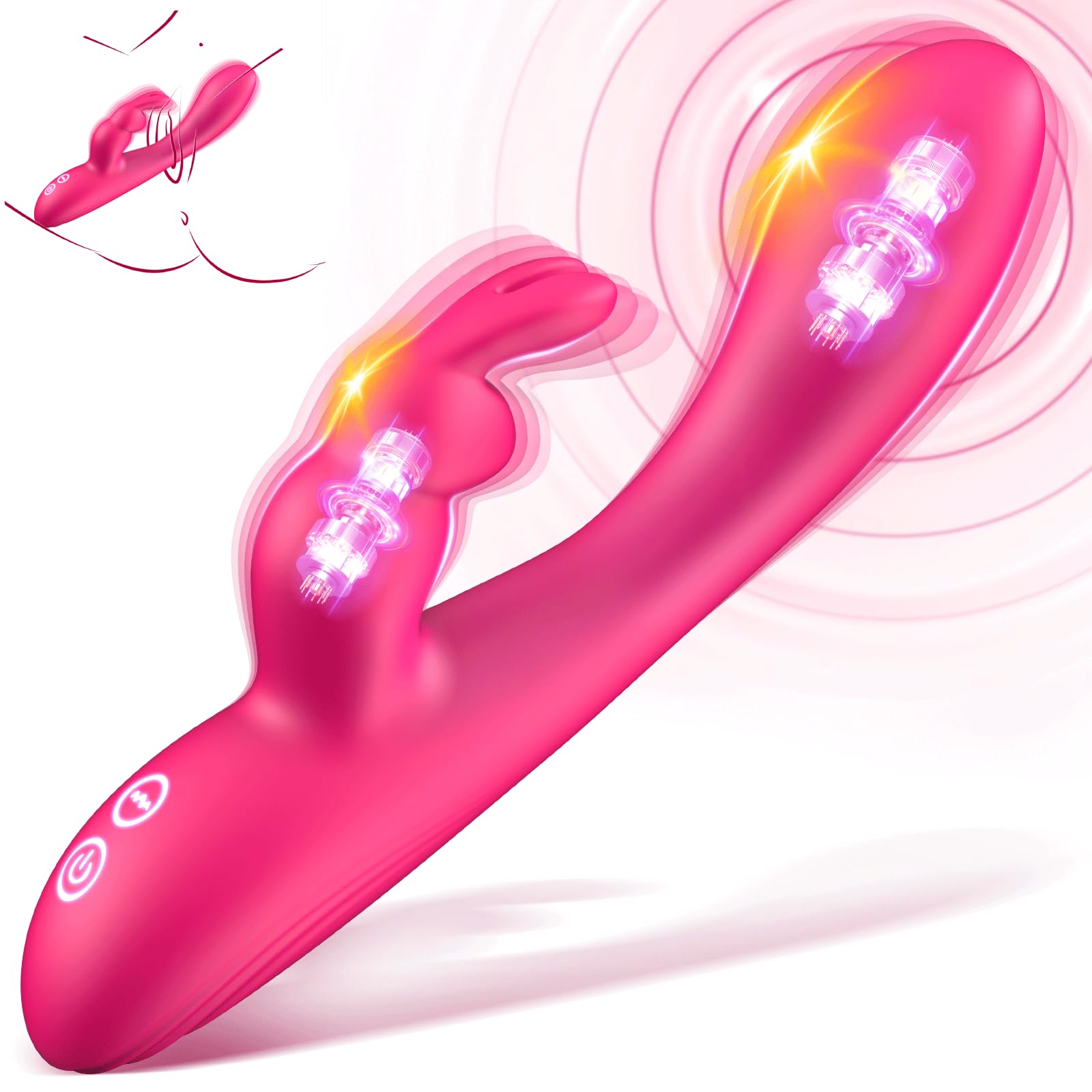 Amazon.com: Rabbit Vibrators Female Sex Toys - G Spot Vibrator Bunny Ears for Clitoris G-spot ...