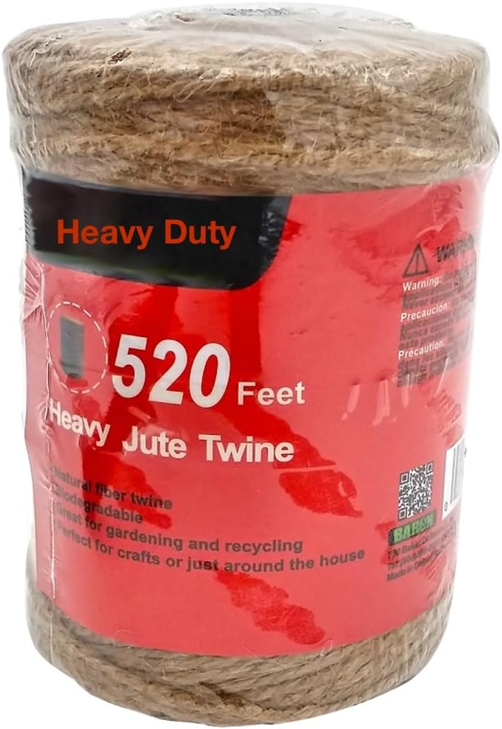 Amazon.com : Rocky Mountain Goods Jute Twine Heavy Duty 520 ft - 3 Ply ...