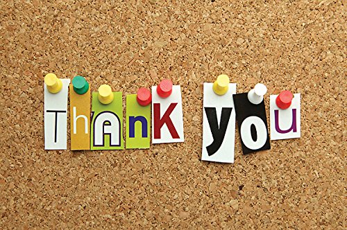 Thank You Bulletin Board Postcards, Package of 25: Amazon.co.uk ...