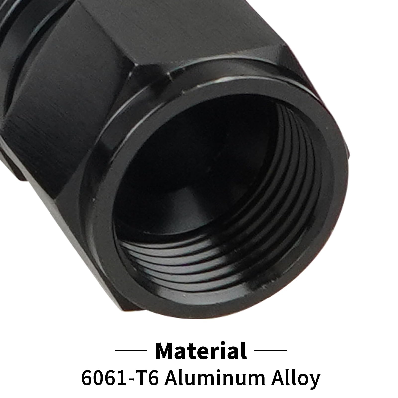 Snapklik.com : 6AN To 6AN Female Thread 90 Degree Swivel Coupler Union ...