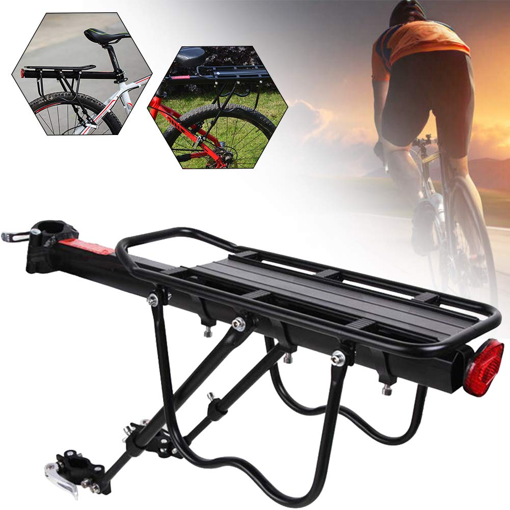 Buy Bicycle Rear Rack Carrier Adjustable Cycle Rear Carrier Luggage ...