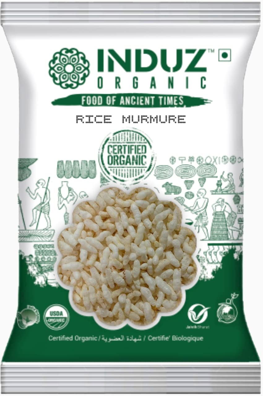 Induz Organic Puffed Rice Murmure (Muri, Mamra, Pori, Bhuja, Bhadang ...