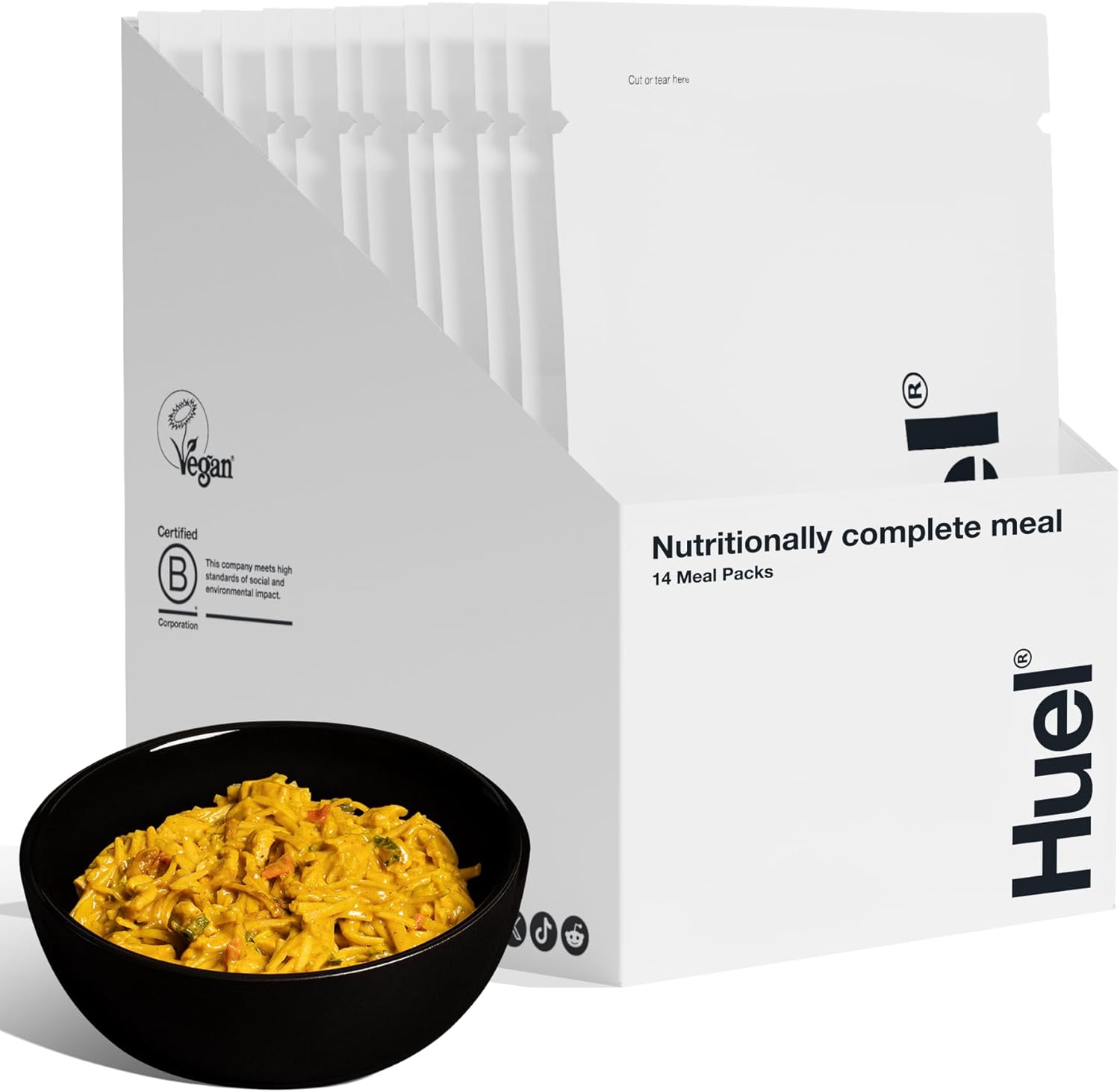 Huel Meal Pack Selection Box, 14 Meals, Plant-Based Protein Meal with ...