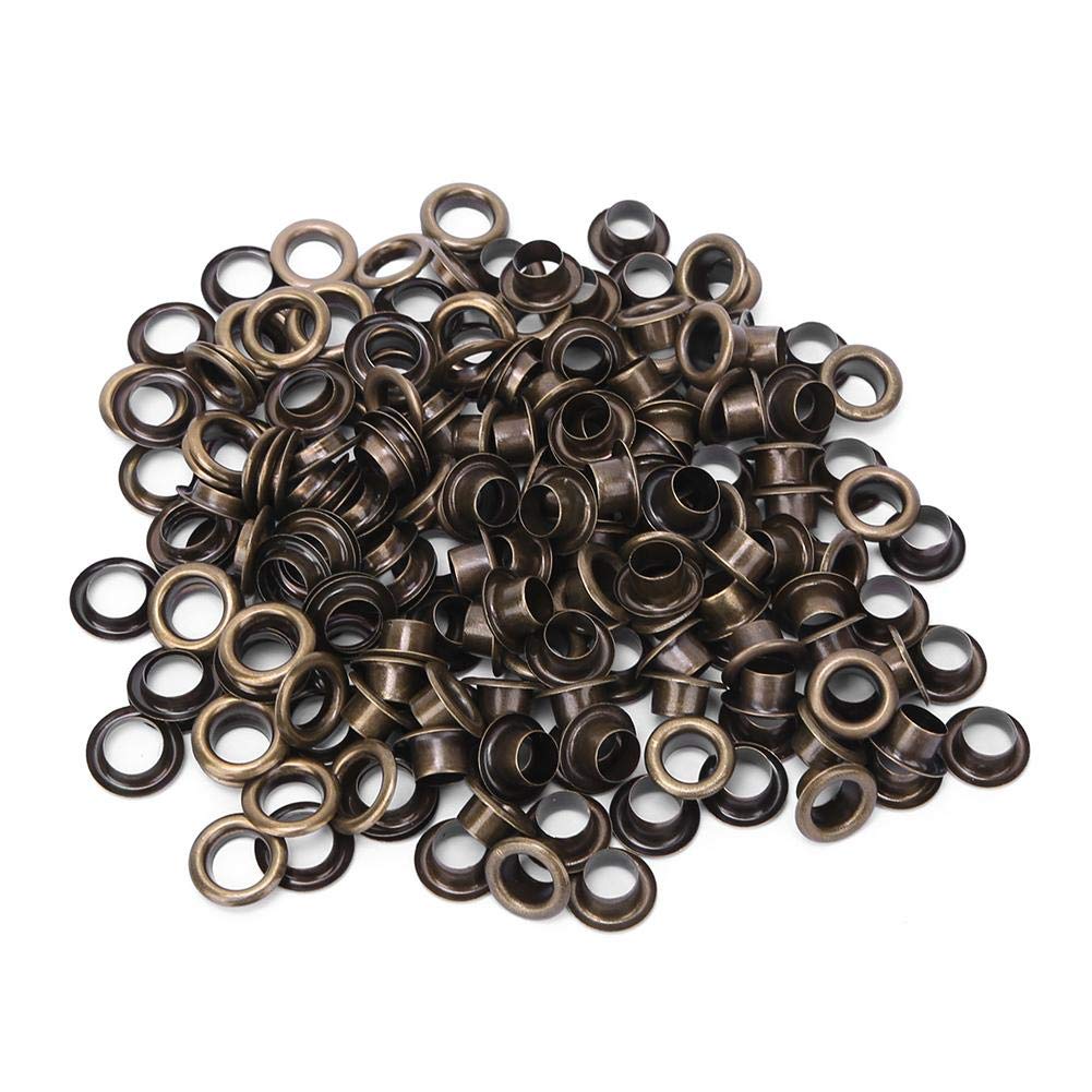 Grommet Eyelets, 100Pcs 6mm Brass Eyelets with Gaskets for Leather ...