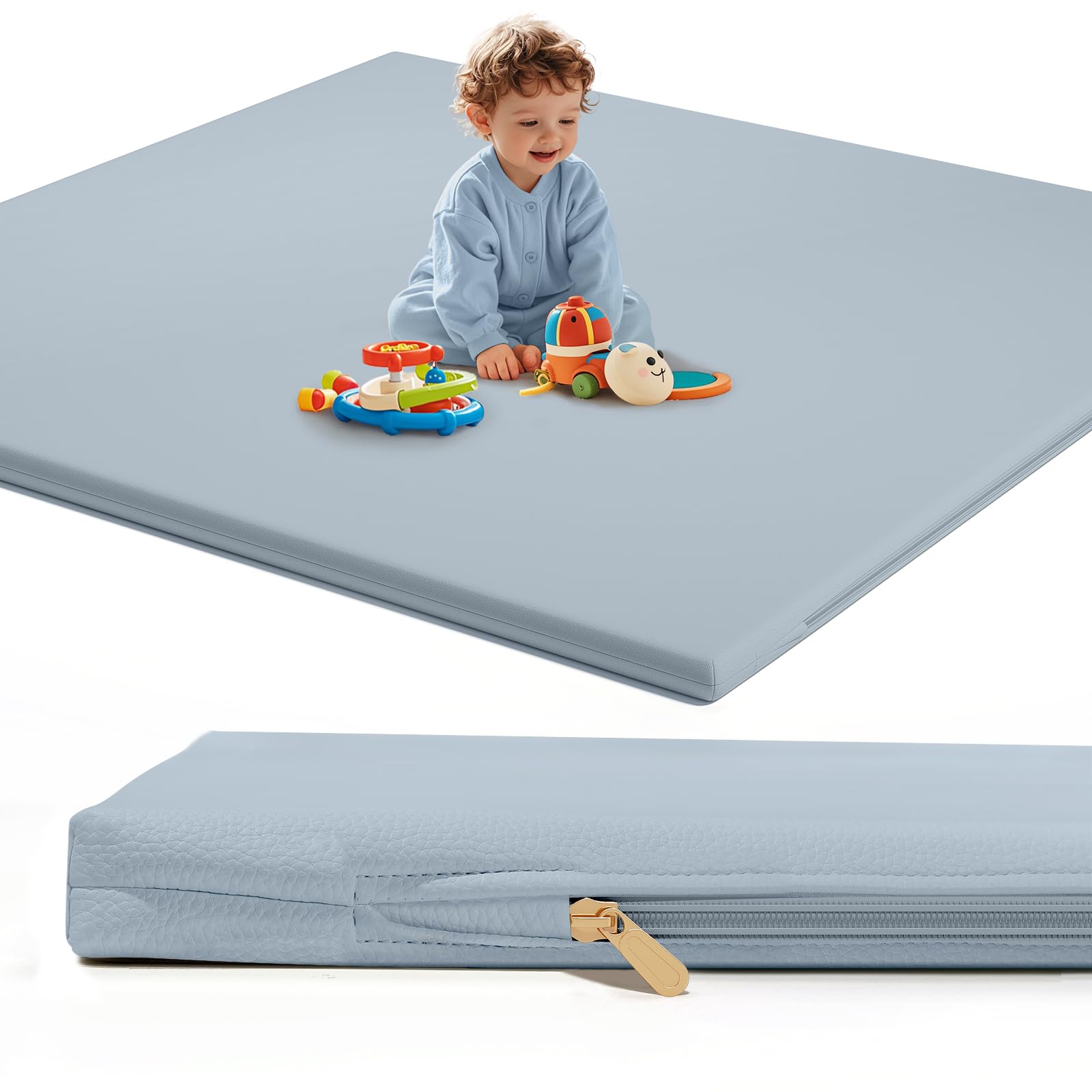 Amazon.com : Dr. Pure Padded Baby Play Mat for Floor: Extra Thicker ...